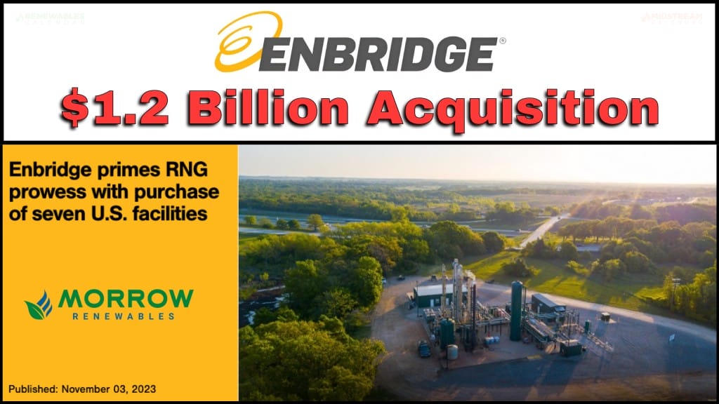BREAKING: Enbridge - "US$1.2-billion transaction with Morrow Renewables ...